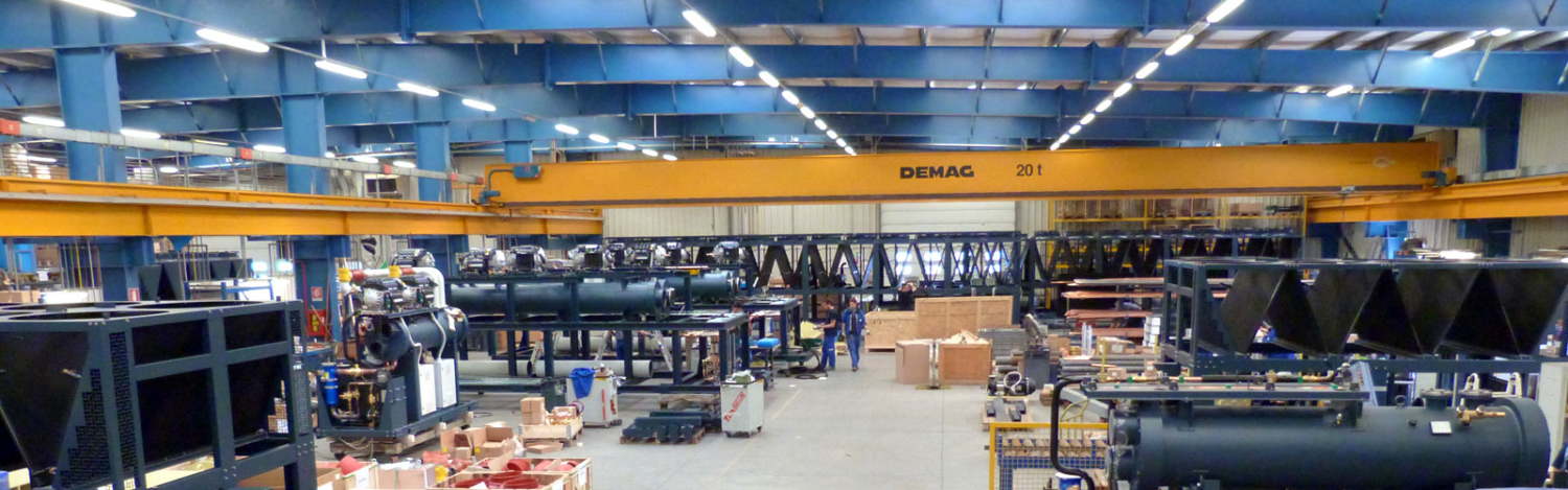 Stock chillers ready for delivery | Geoclima