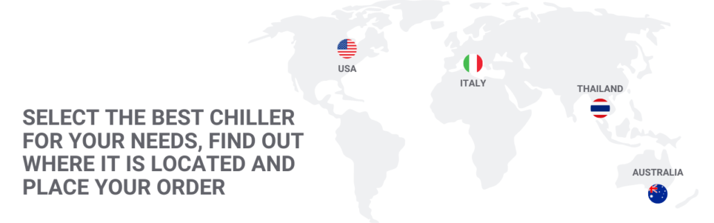 Stock chillers ready for delivery | Geoclima